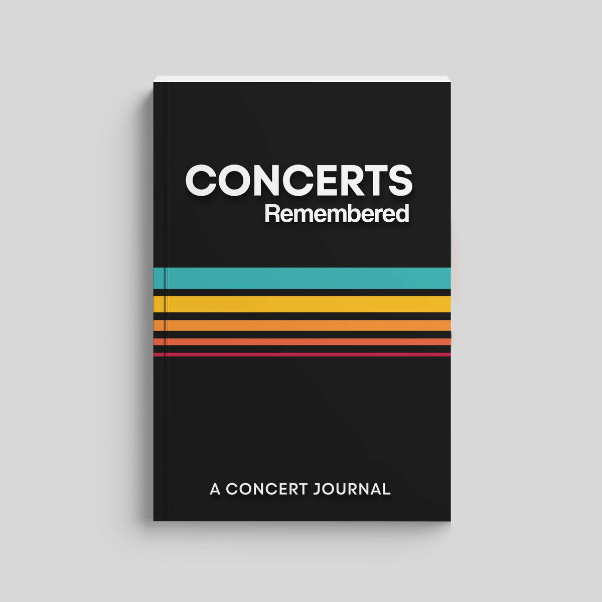Concerts Remembered Concert Journal for Concert Goers